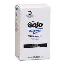 GOJO® 2000 ml Refill Pink SHOWER UP® Herbal Scented Shampoo/Hand Clean