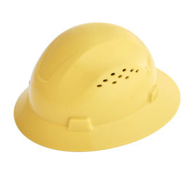 SureWerx™ Yellow Jackson Safety® Advantage HDPE Full Brim Vented Hard