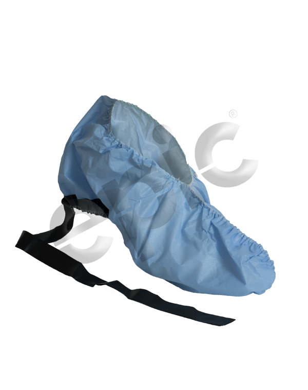 EPIC- SuperTrack Laminated Cool Blue Shoe Covers With Conductive Strip