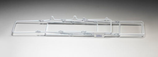 Rack'Em Racks-White Collapsible 3-Ring Binder Rack