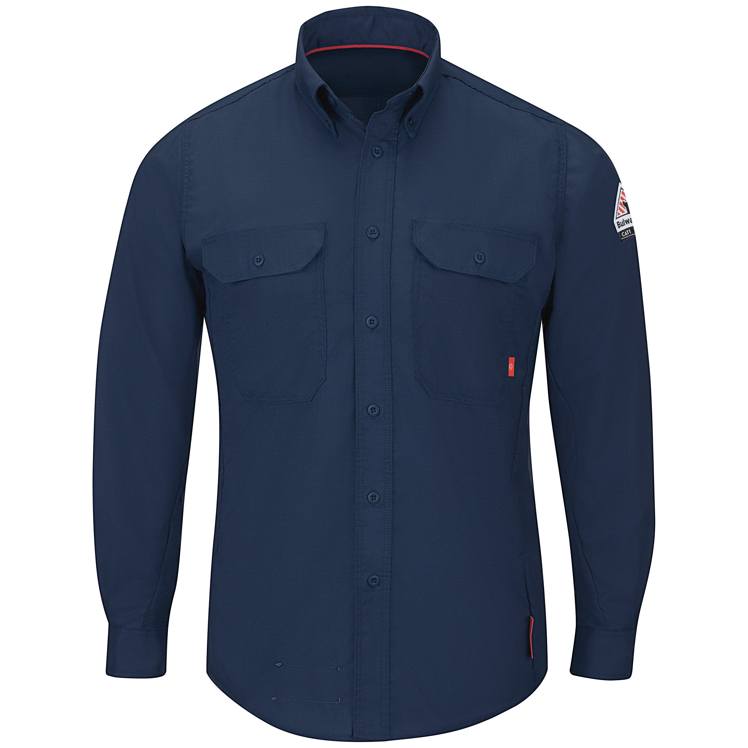 iQ Series® Men's Lightweight Comfort Woven Shirt QS24 - Navy