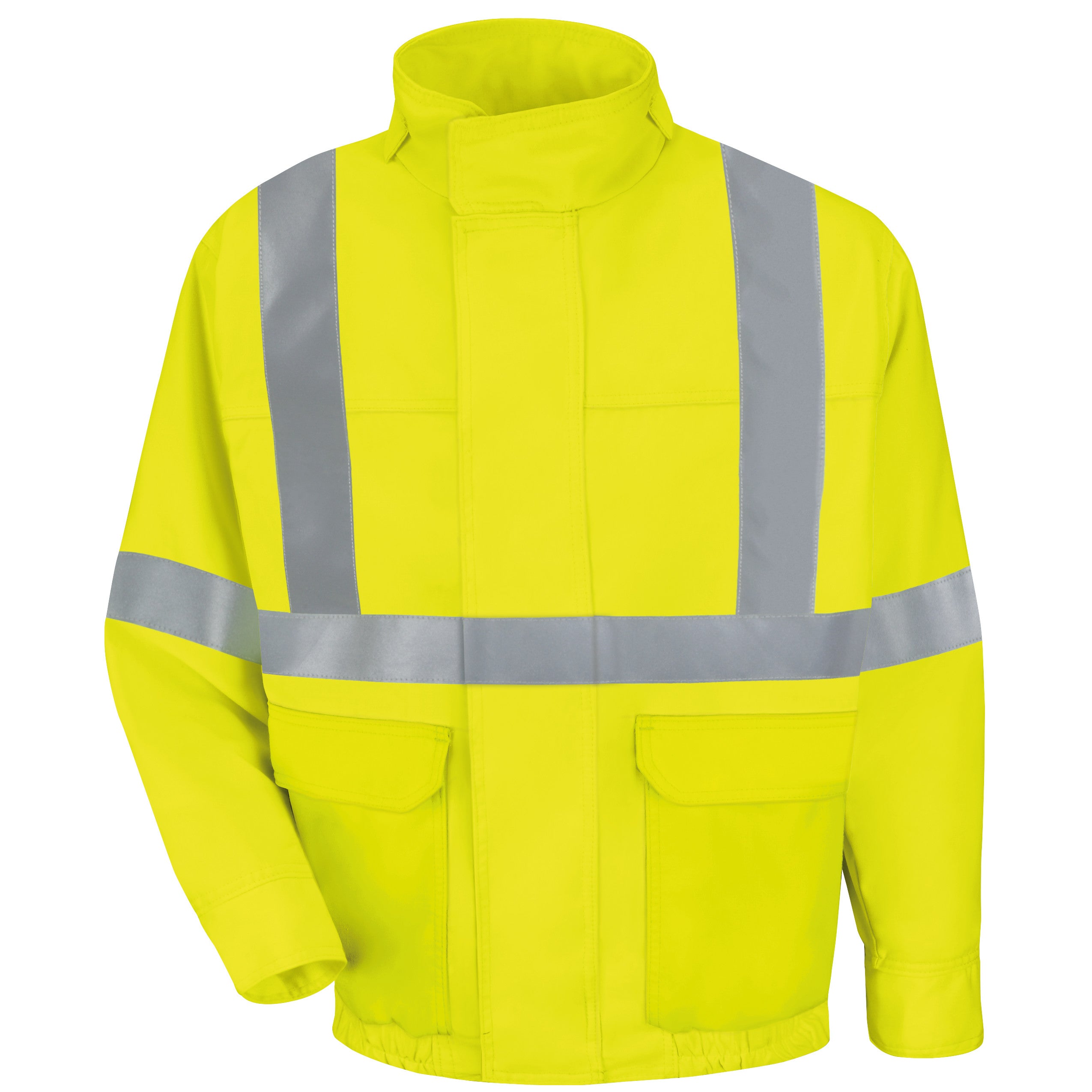 Hi--Visibility Bomber - Class 2 Level 2 JY38 - Fluorescent Yellow/Gree