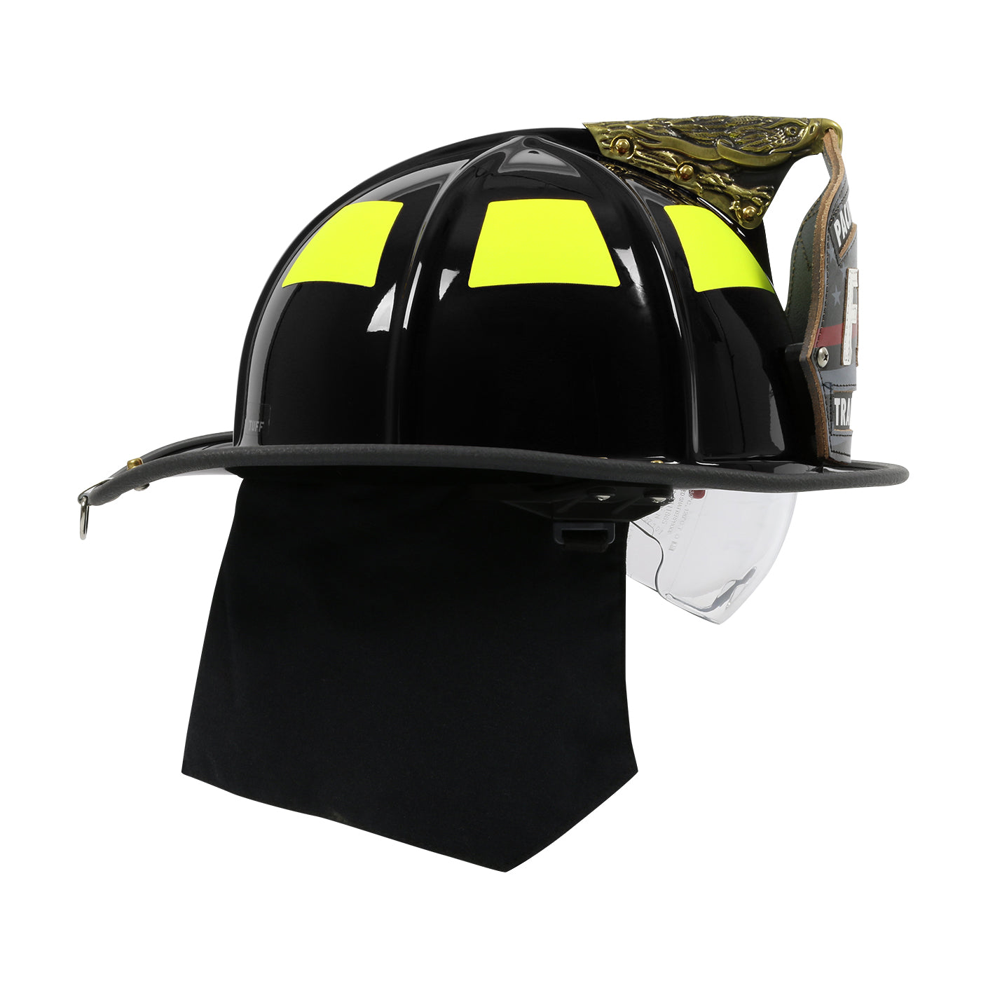 Traditional Style Structural Fire Helmet with Internal Eye Protection