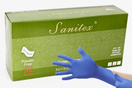 Sanitex Powder-Free Gloves | Nitrile General Purpose Gloves