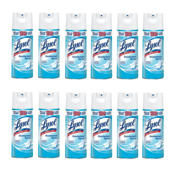 Lysol® Disinfectant Spray - Crisp Linen Scent - 12.5oz (Case of 12)